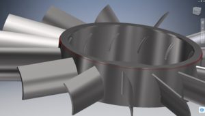 Stainless steel ducting fan diverter blade – Safire Associates